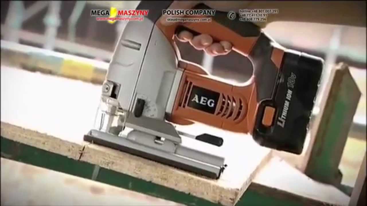 Wyrzynarka akumulatorowa AEG BST 18X Li - YouTube