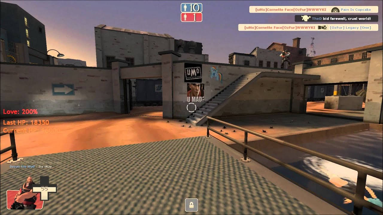 TF2 Vs Saxton Hale: Cuddle Heavy - YouTube