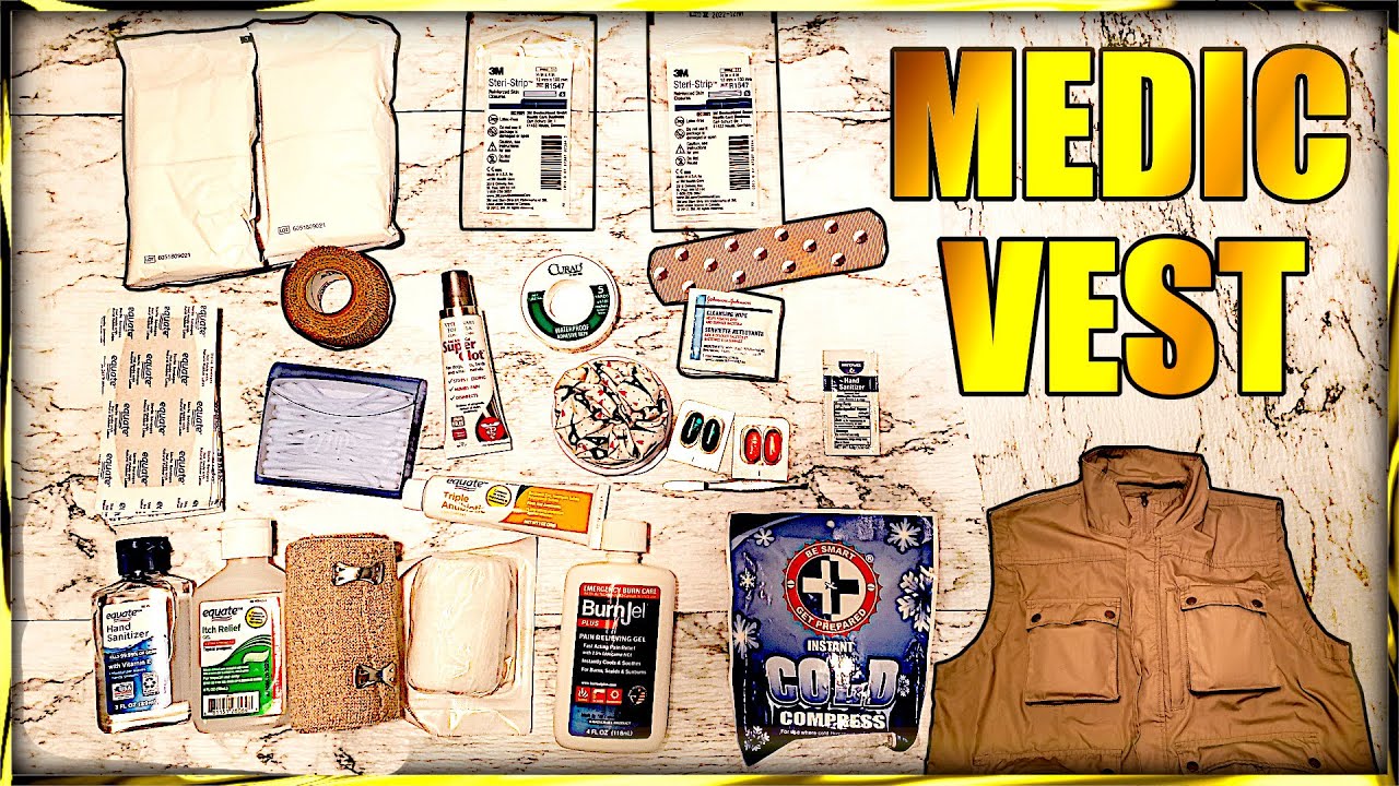 Bug Out Medic Vest Kit Zero Survival - YouTube
