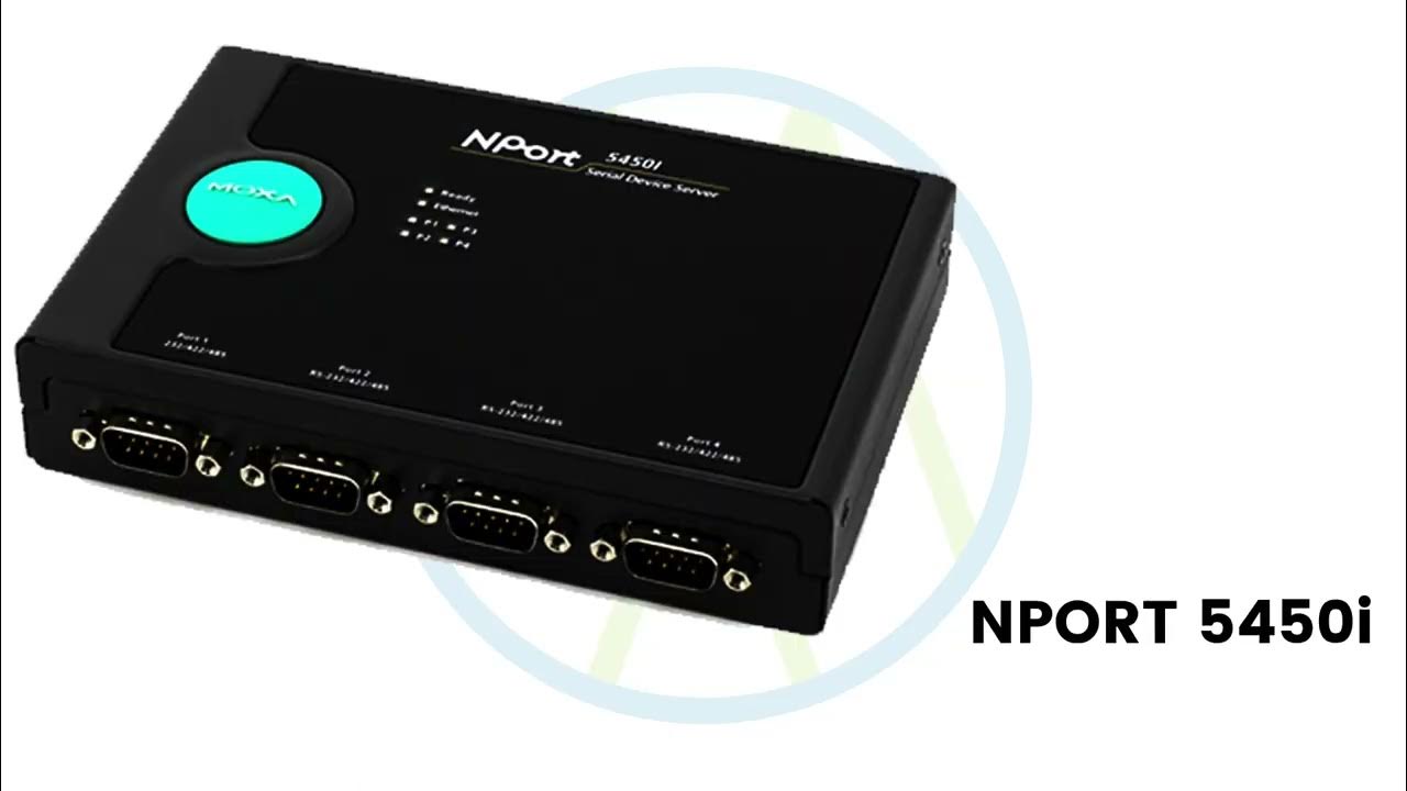 3A Export Moxa NPORT 5400 Series - YouTube