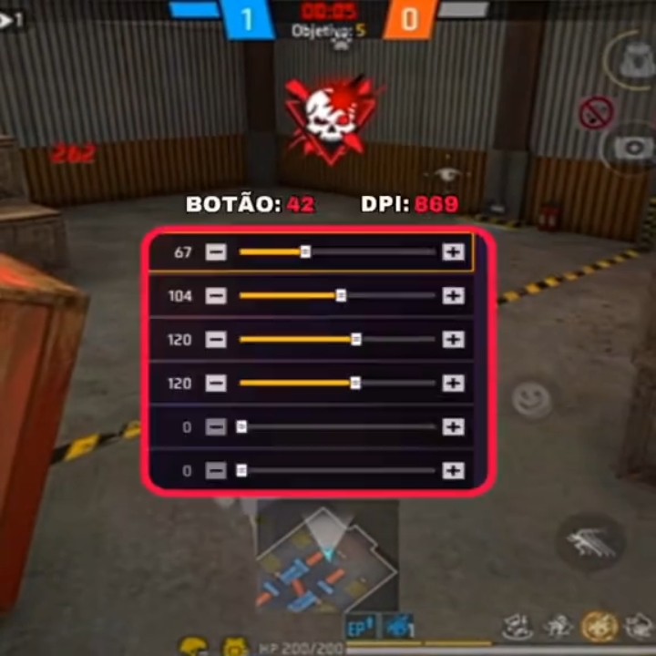 😱Sensi on Video. Watch carefully! #freefire #sensi #cbmbro #sensitivity ...
