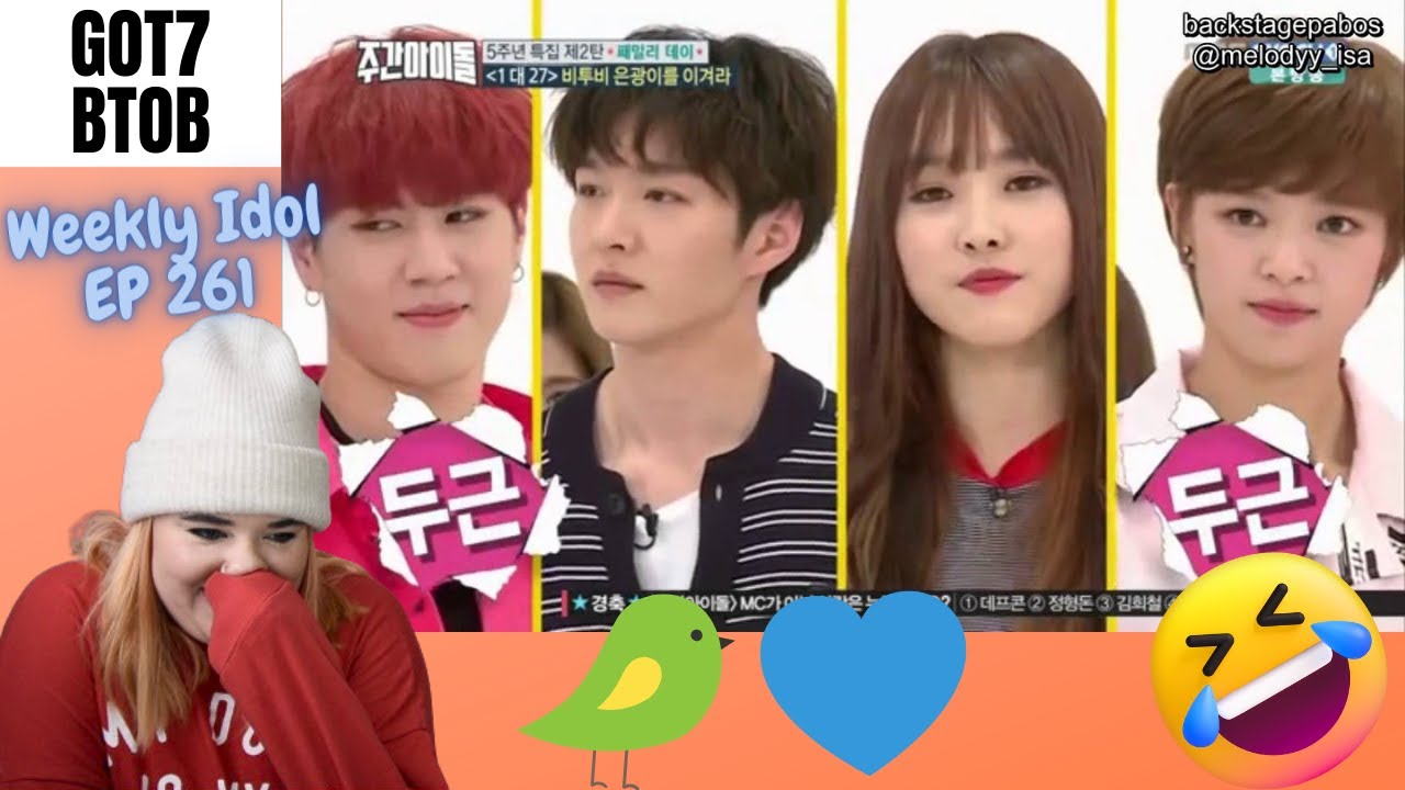 GOT7 & BTOB 'Weekly Idol' EP 261 Reaction! - YouTube
