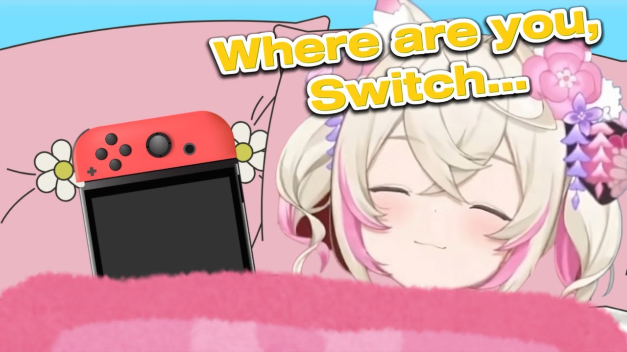 Mococo slept with her Switch for a week without knowing it! [Hololive ...