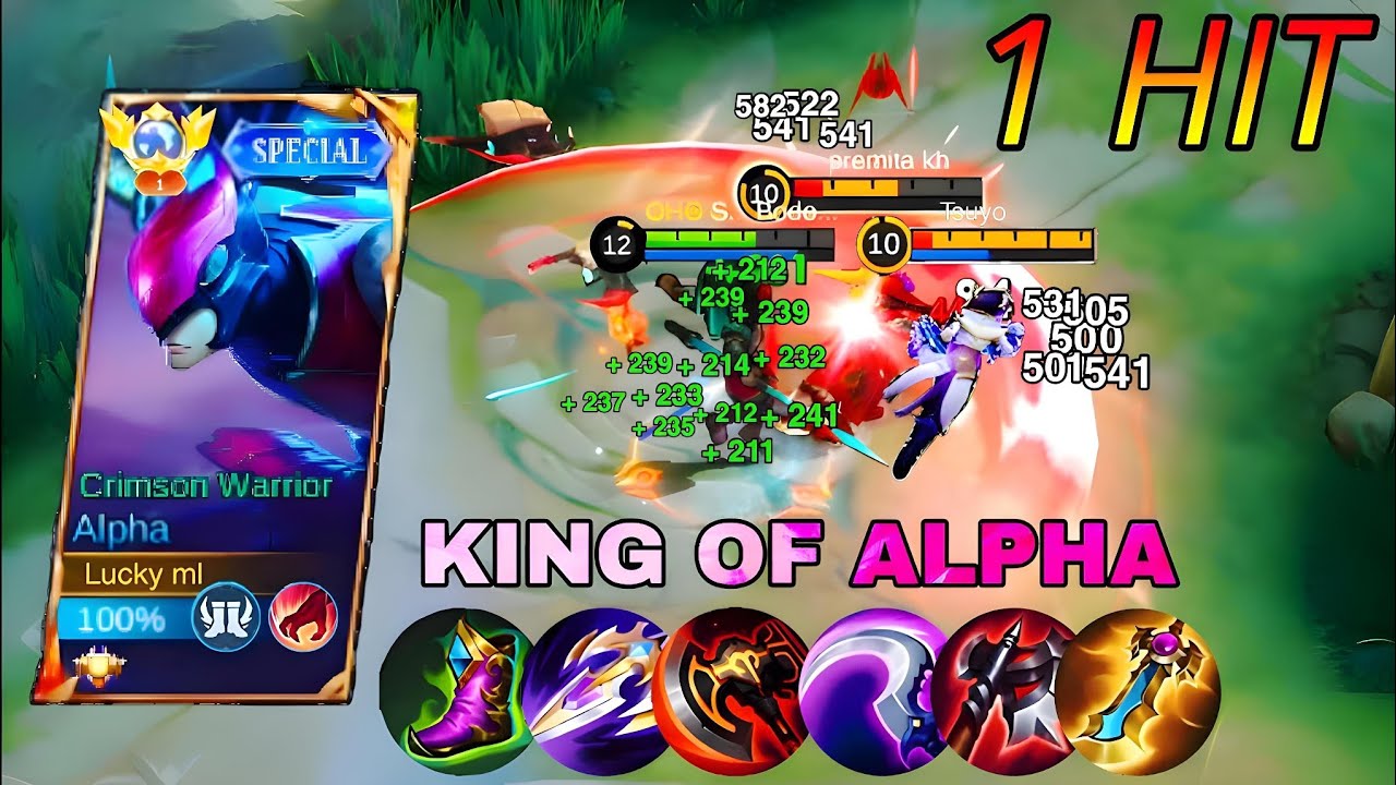 ALPHA VS MARTIS MOST TRY~WATCH ACTION!MLBB!BEST ALPHA BUILD - YouTube