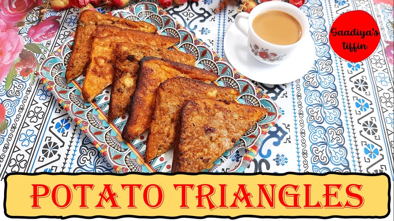 Potato Triangles|| Breakfast recipe|| 5 minutes recipe - YouTube