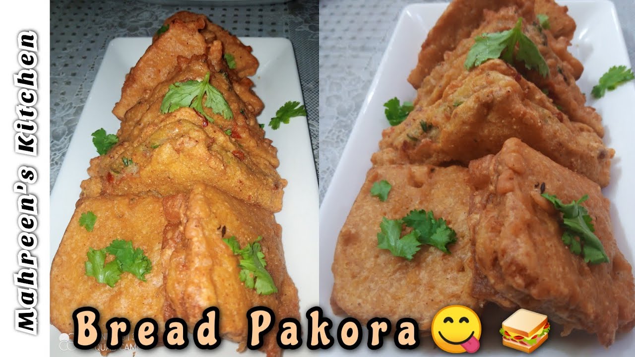 Bread pakora recipe by Mahreen's Kitchen || Iftar special - YouTube