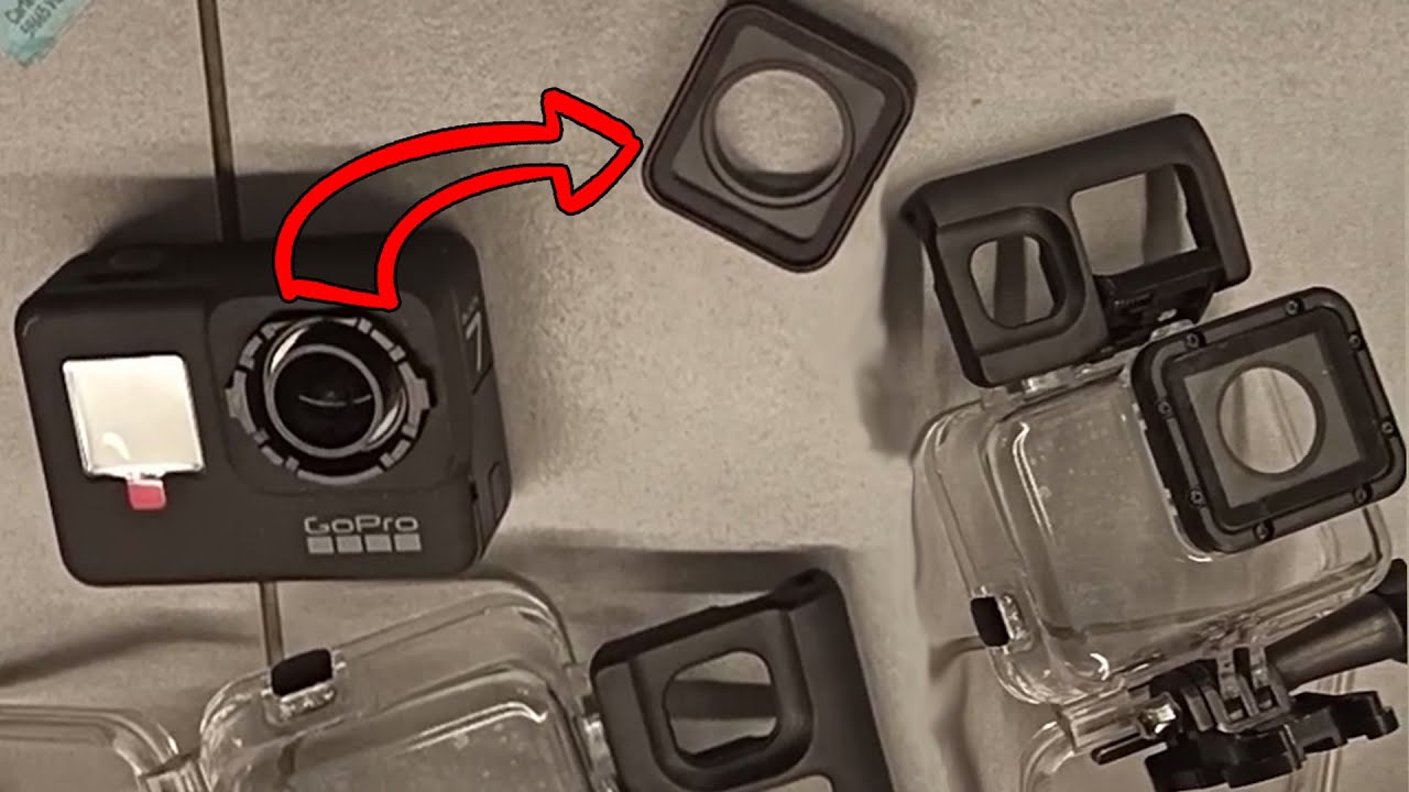 GoPro Hero7 Hero6 Hero5 Lens Removal easy - retirer facilement lentille ...