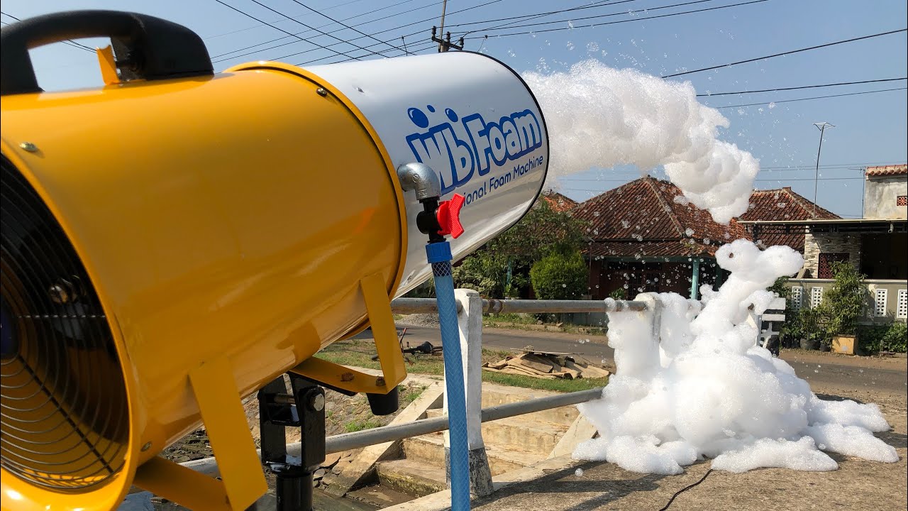 Mesin Mandi Busa | Wb Foam Machine - YouTube