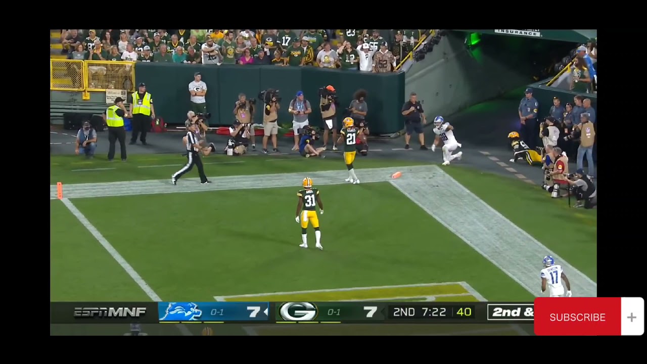 Jared Goff finds TJ Hockenson for a fantastic touchdown!!! and ...