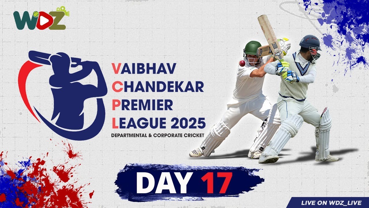 Vaibhav Chandekar Premier League 2025 || Day 17 || WDZ LIVE - YouTube
