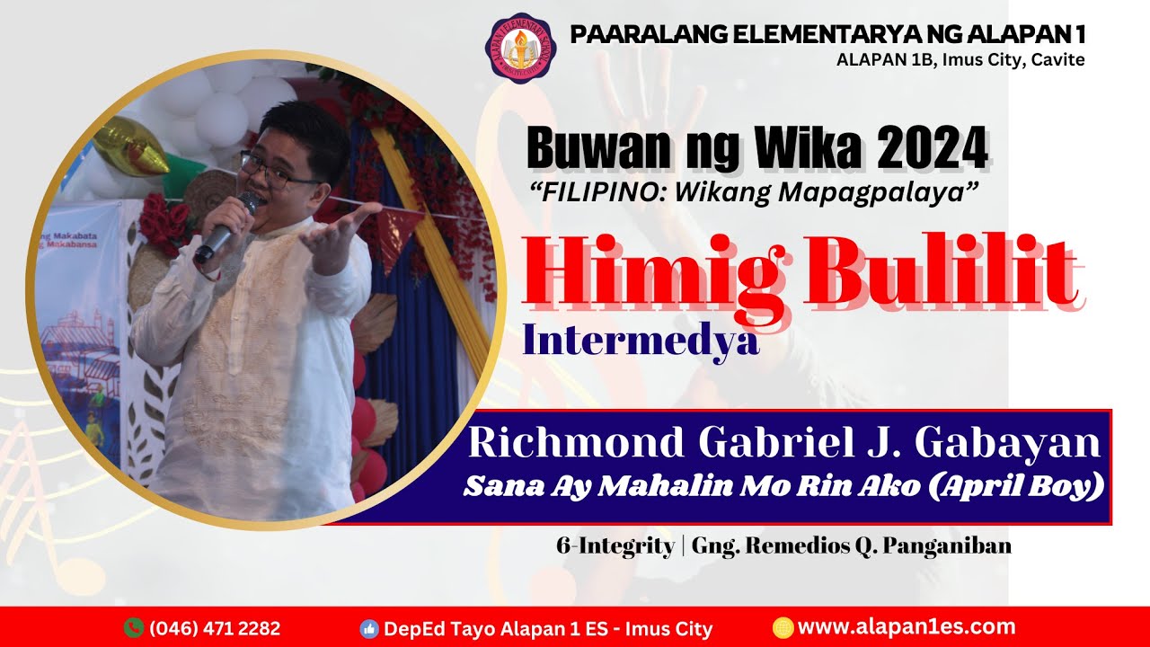 Sana Ay Mahalin Mo Rin Ako (April Boy) - Richmond Gabriel J. Gabayan ...