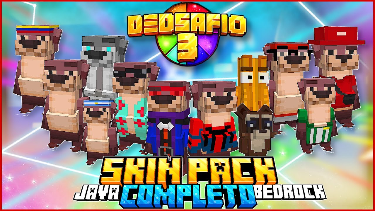 ️ DEDSAFIO 3 - SKIN NUTRIA para MINECRAFT Java y Bedrock + Instalación ...