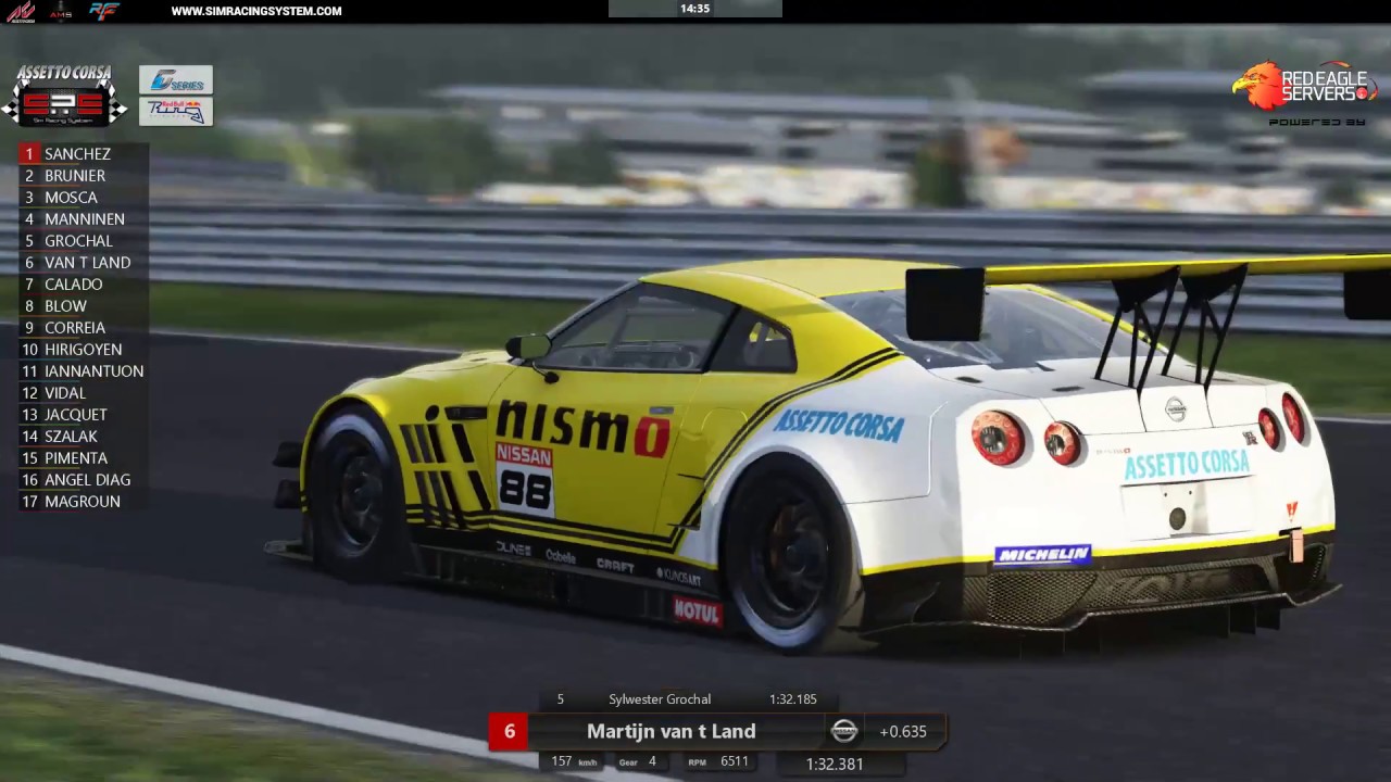 Sim Racing System Live Broadcast - GT3 @ Red Bull Ring 15/03/2017 - YouTube