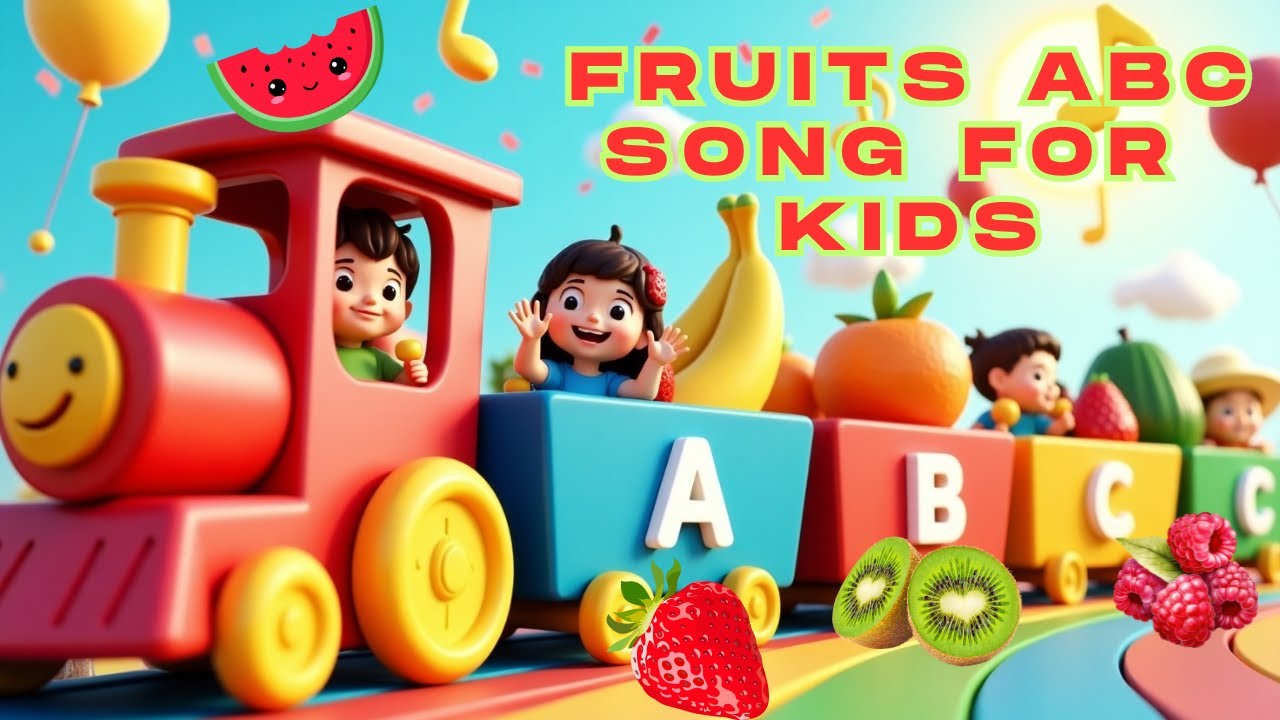 Fruits ABC Song for Kids | Fun & Colorful Learning Video | Sing the ABC ...