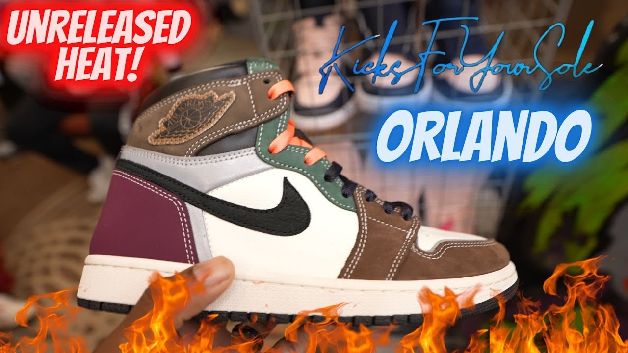 LOTS OF EARLY HEAT!! KICKS FOR YOUR SOLE (ORLANDO) PT. 2 VLOG!! - YouTube