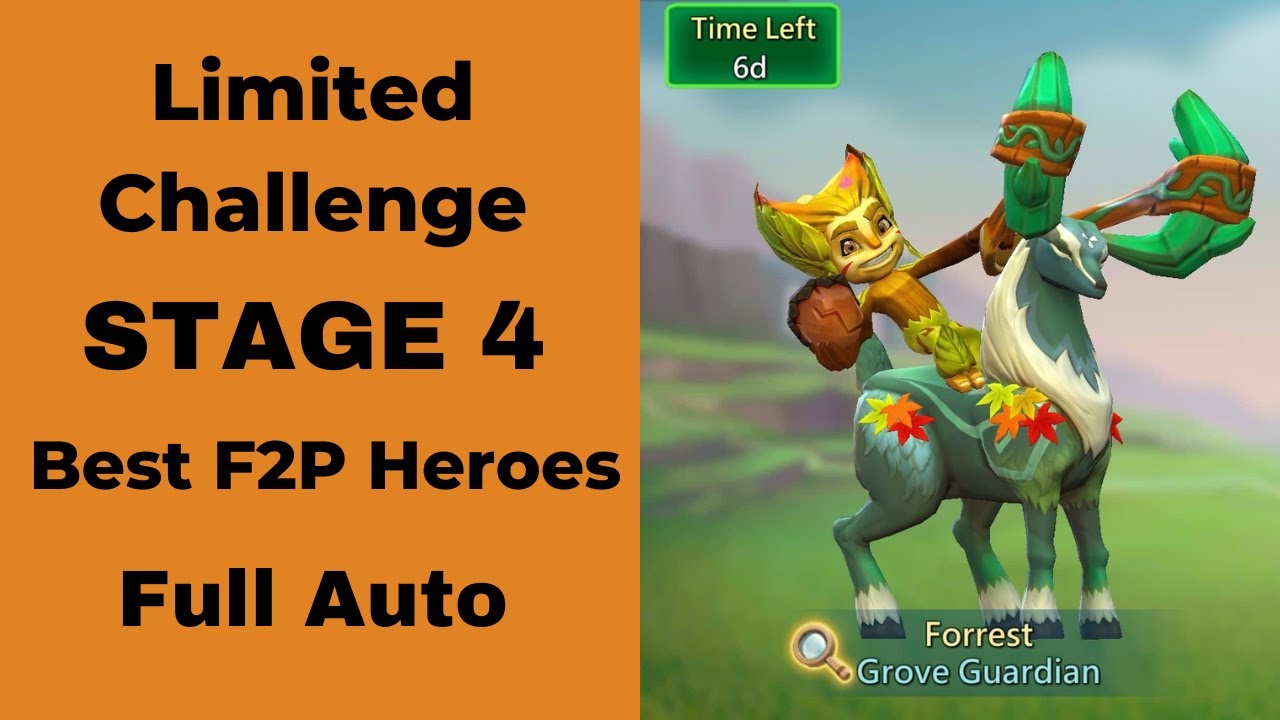 Grove Guardian Limited Challenge STAGE 4 Full Auto | Lords Mobile Grove ...