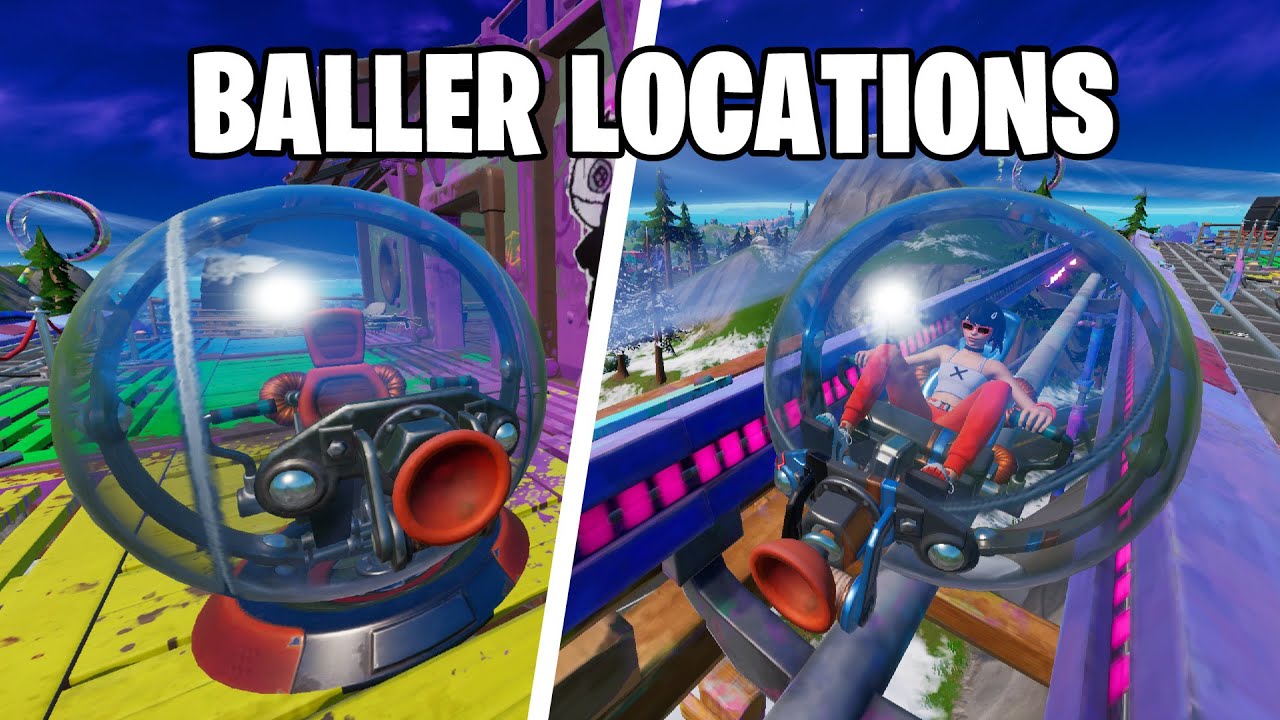 NEW Baller Locations | How and Where to Find in Fortnite Season 3 - YouTube