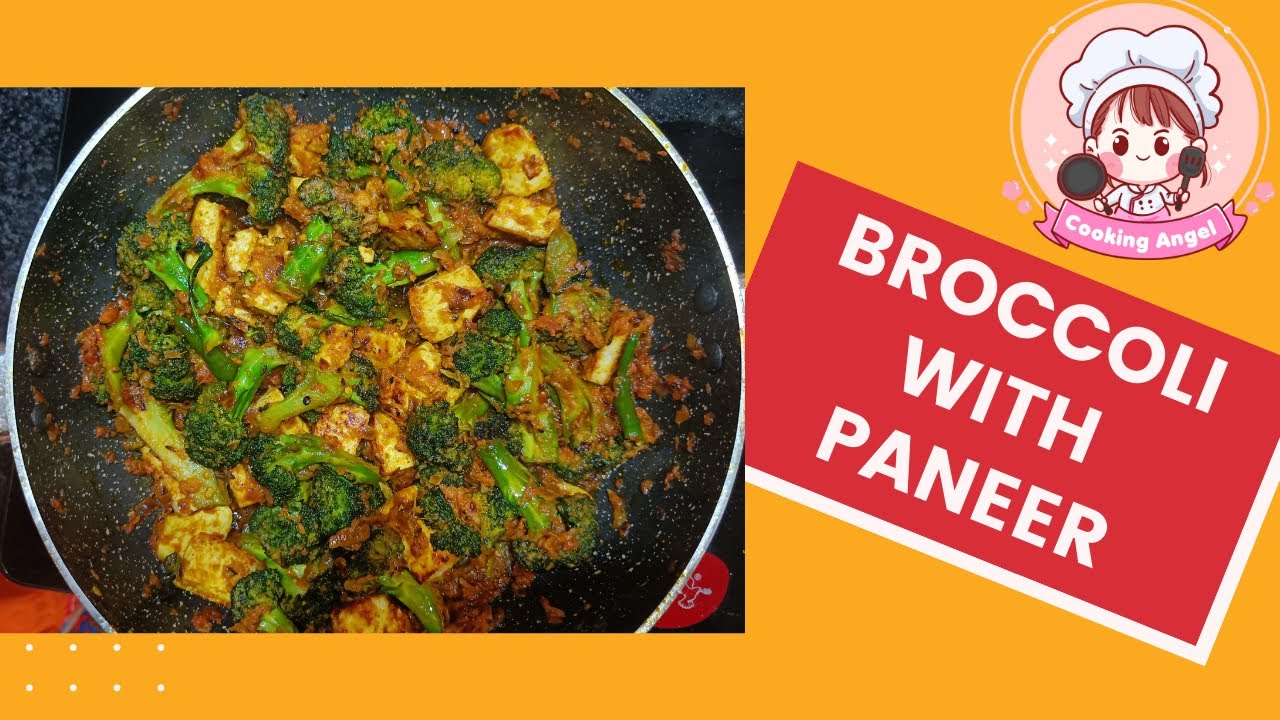 Broccoli with Paneer recipe in indian style - YouTube