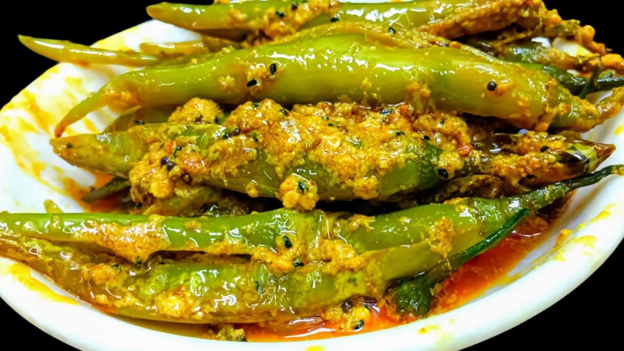 हरी मिर्च की सब्जी ऐसे बनाओगे तो बाकी सारे तरीके बेकार पाओगे,3 की जगह 4 ...