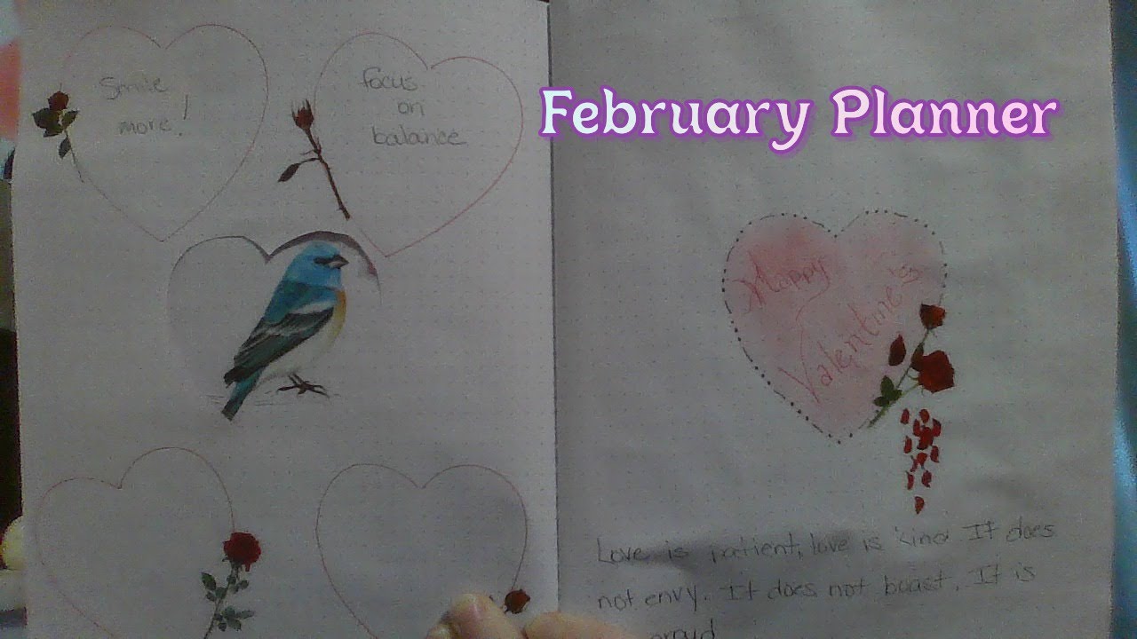 February Planner Setup - YouTube