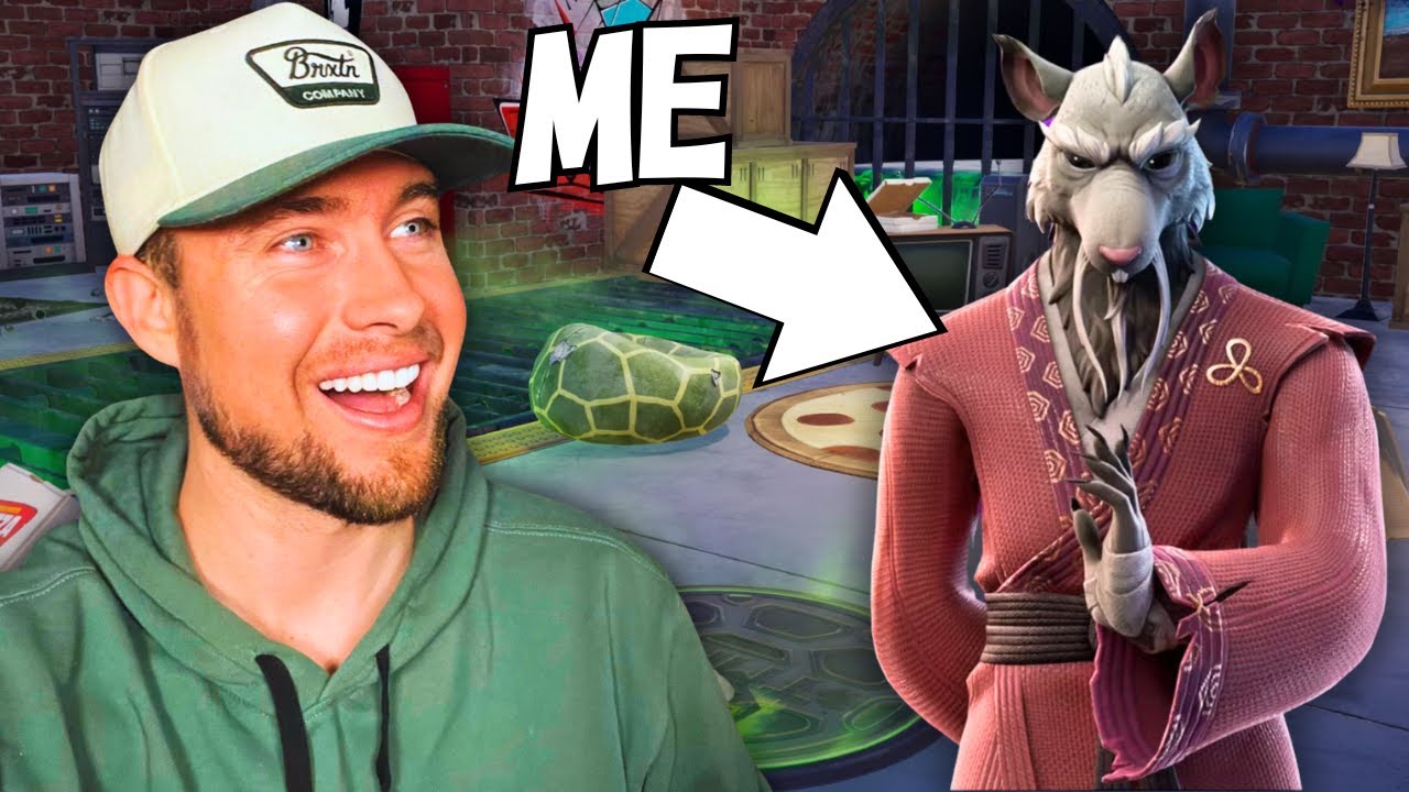I Pretended To Be Master Splinter In Fortnite - YouTube