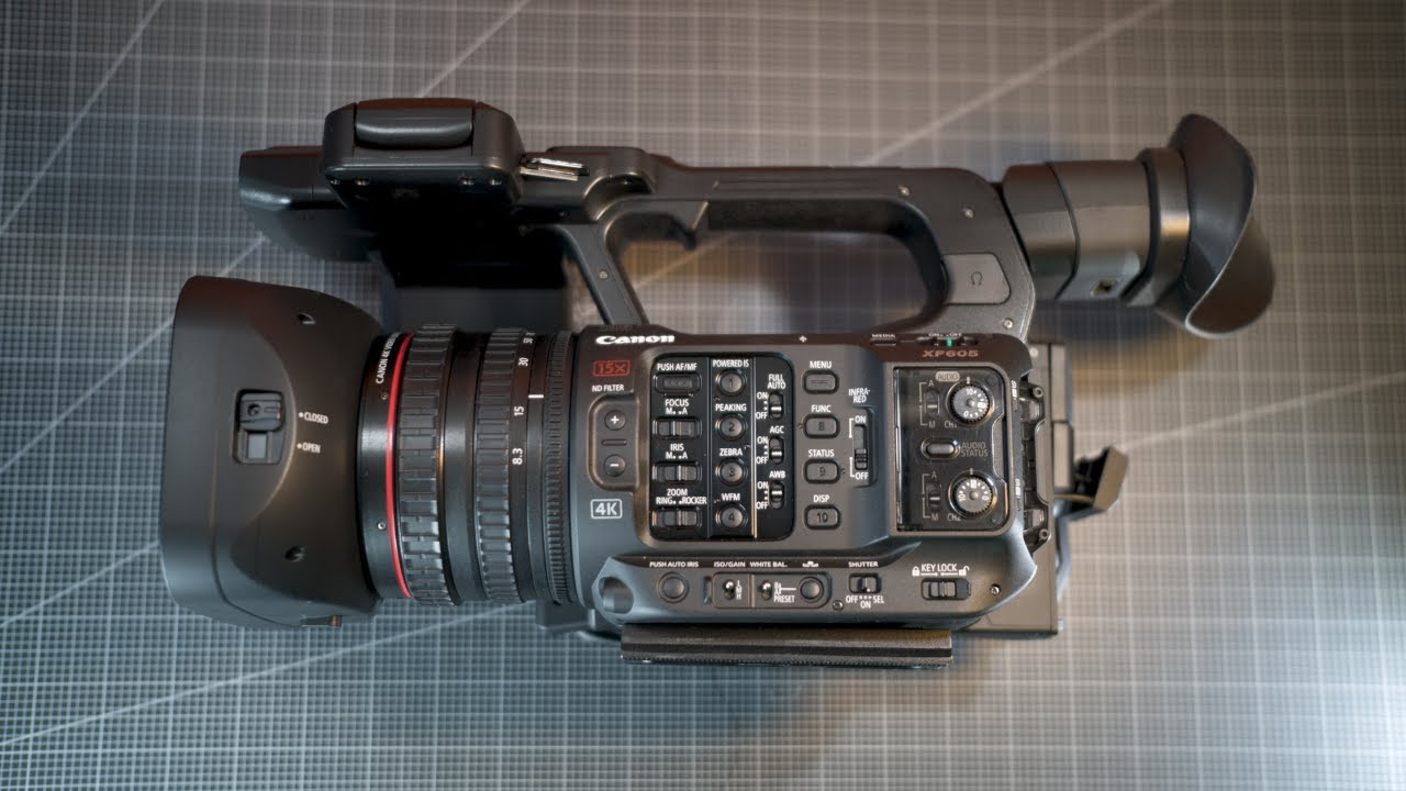 Canon XF605 Overview and Set up - YouTube