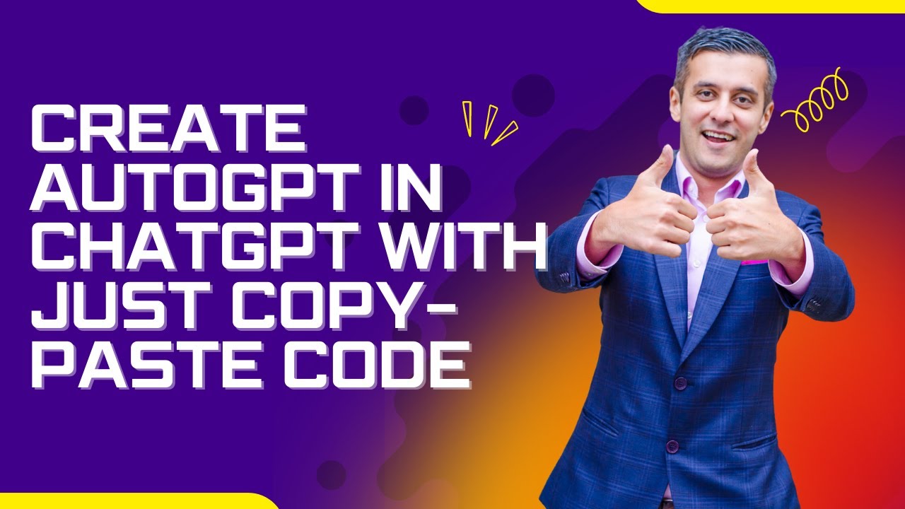 Create AutoGPT in ChatGPT with Just Copy Paste Code 🚀 - YouTube