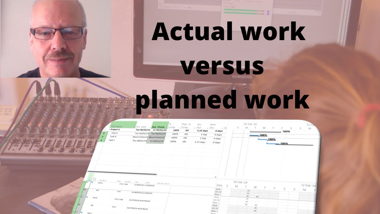 Project Management: Tracking Actual vs. Planned Hours in Microsoft ...