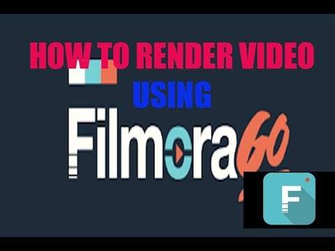 How to render video in filmora - YouTube