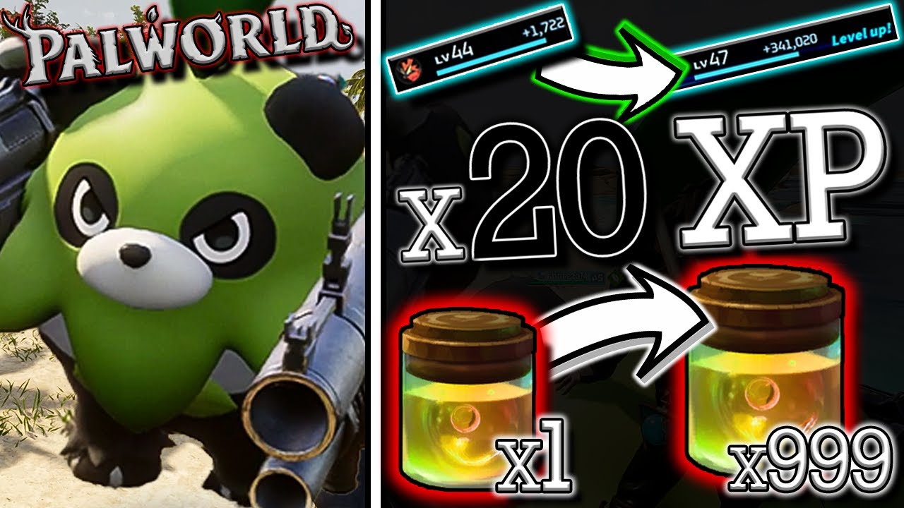 The BEST Server Settings to Gain XP & Mats FAST | Palworld - YouTube