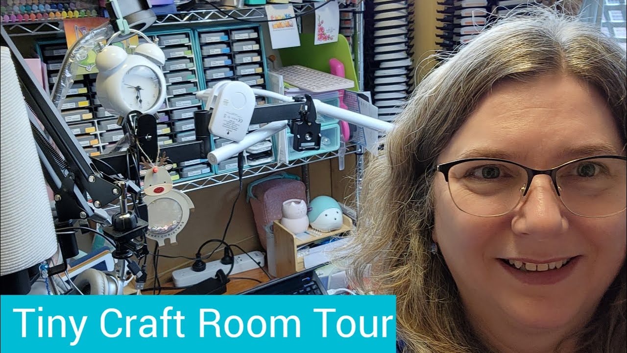 Small Craft Room Tour, Making the most of tiny spaces - YouTube
