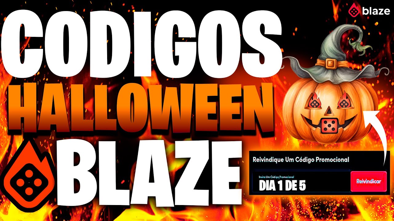 🎃CODIGO DE HALLOWEEN DA BLAZE DIA 1🎃CODIGO BRONZE DA BLAZE HOJE - YouTube