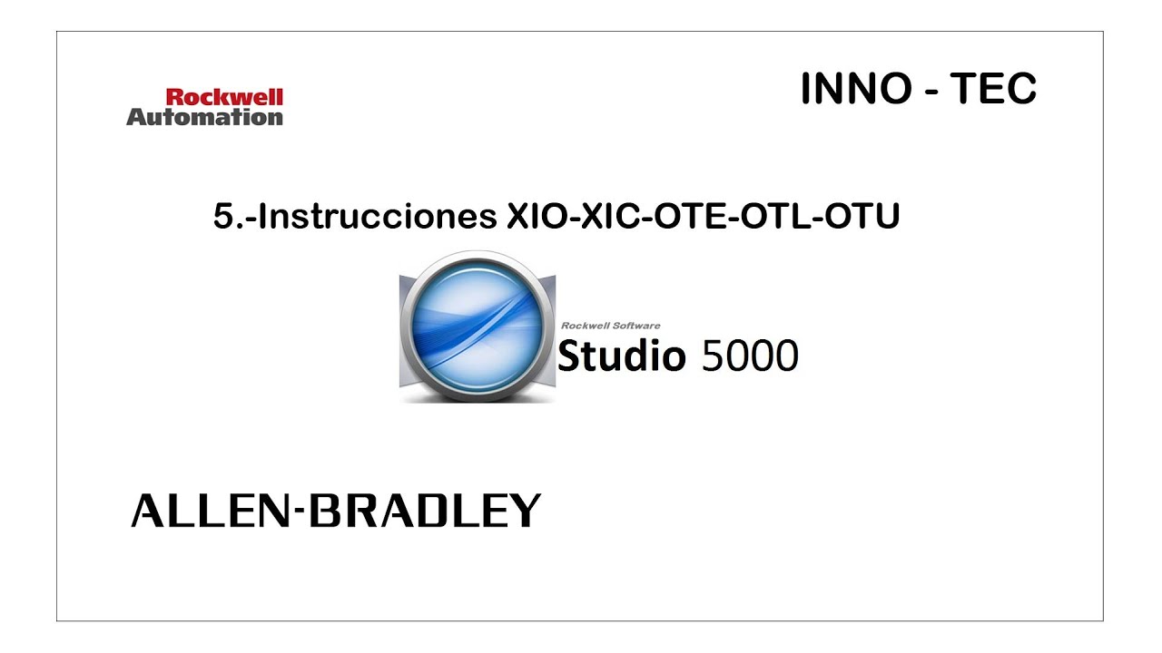 5 .-Instrucciones XIO XIC OTE OTL OTU - YouTube