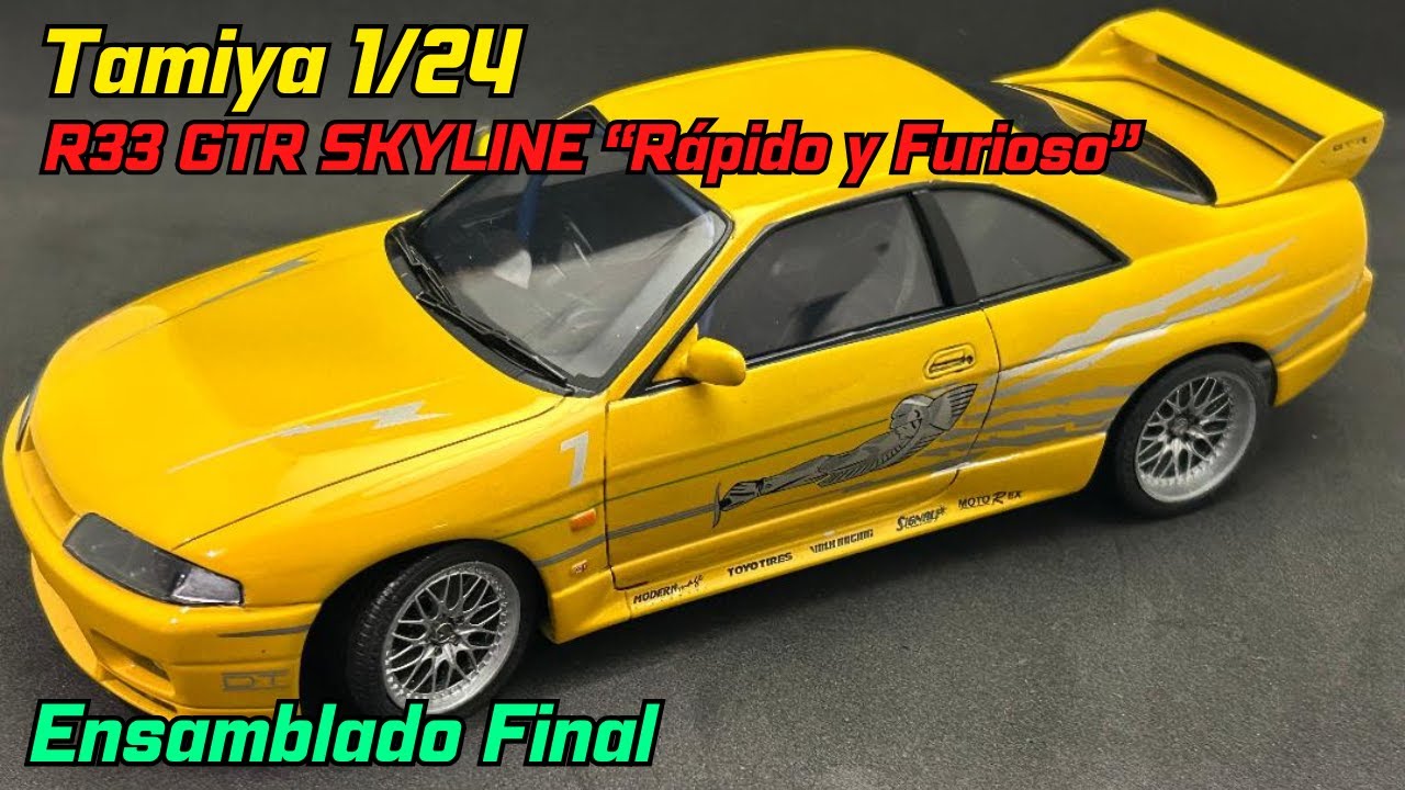Tamiya 1/24 Skyline R33 GTR Rapido y Furioso | COMPLETADO - YouTube