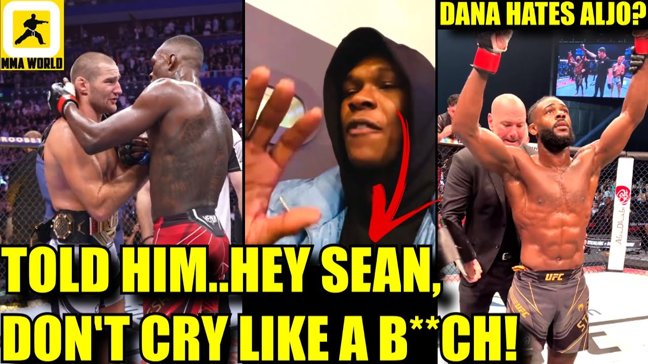 Israel Adesanya reveals what he told Sean Strickland after he got beat ...
