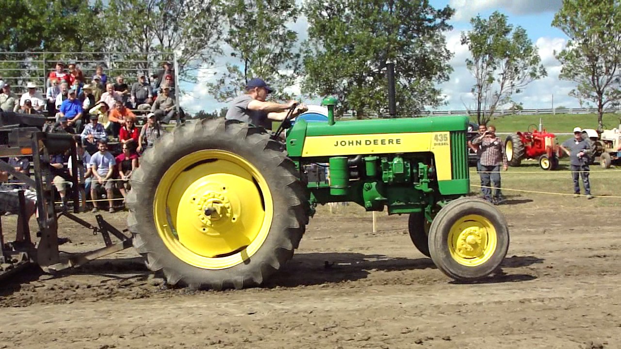 John Deere 435 Detroit 2-53 diesel - YouTube