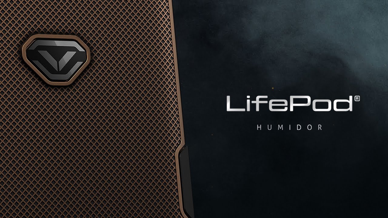 Vaultek LifePod Humidor (Portable Smart Humidor Lockbox) - YouTube