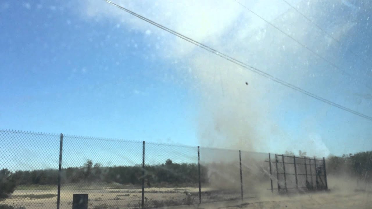 Crazy Dust Tornado Part 1 - YouTube