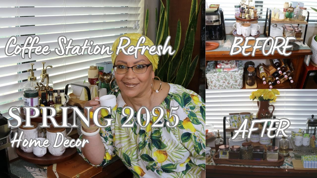 SPRING & SUMMER COFFEE STATION REFRESH 2025 - YouTube