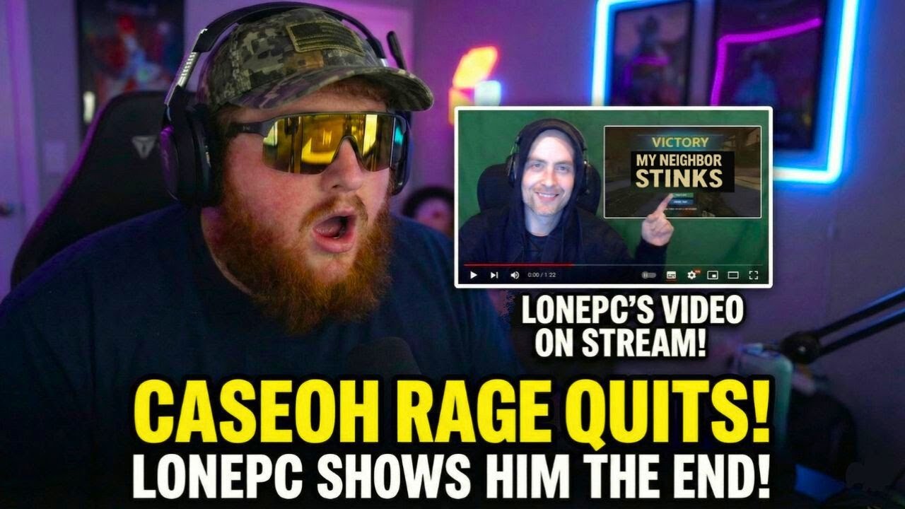 CASEOH RAGE QUITS This Game… Then Uses MY Video to See the Ending 😱 ...