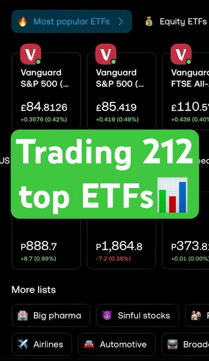 My top 4 ETFs on Trading 212 📊📈 - YouTube