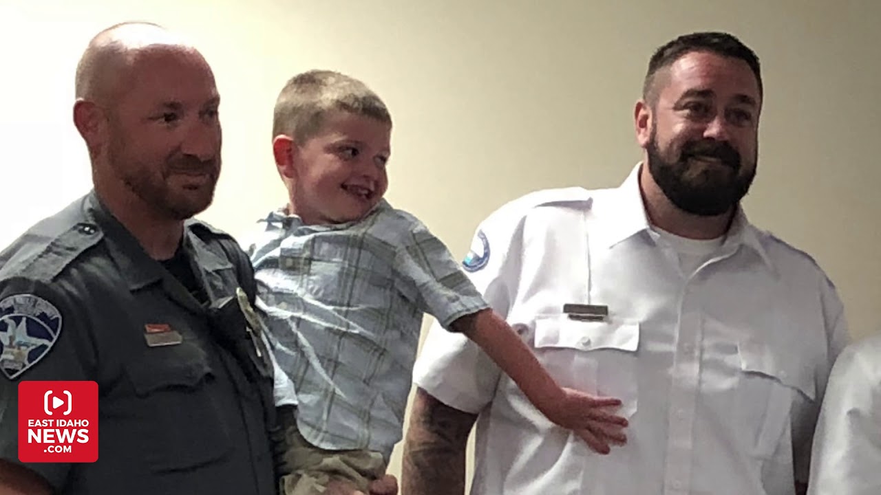 Man honored for saving toddler running across 60 mph road - YouTube