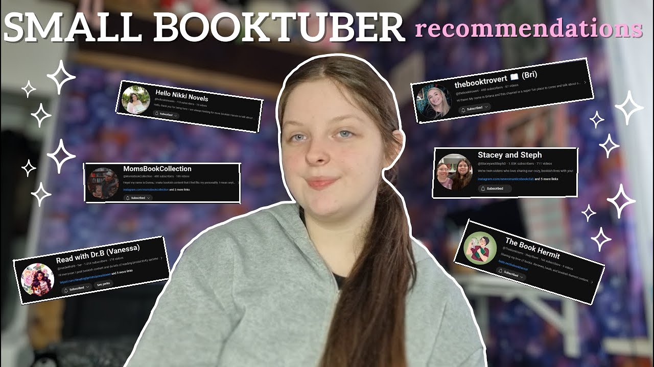 Small Booktuber Channel Recommendations 💌 booktuber shoutouts - YouTube