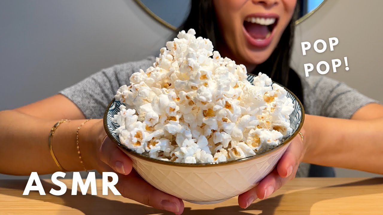 ASMR Eating Popcorn (No Talking) - YouTube