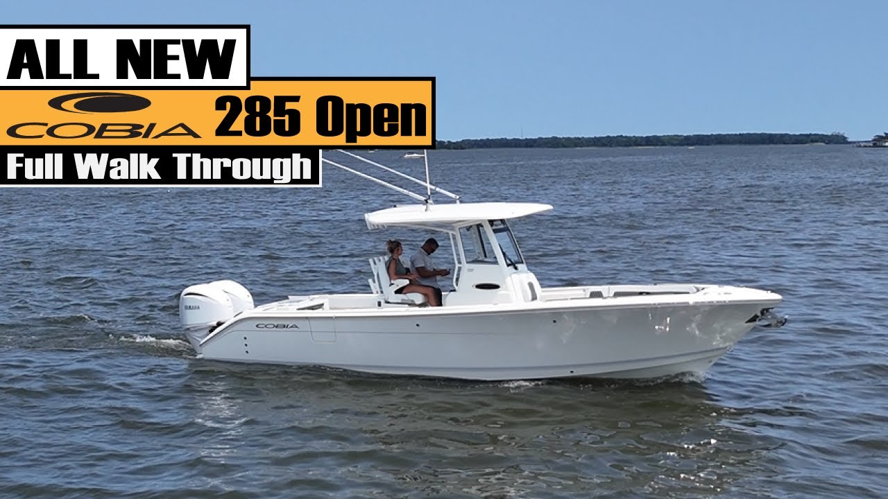 ALL NEW Cobia 285 Open -- Full Walk Through - YouTube