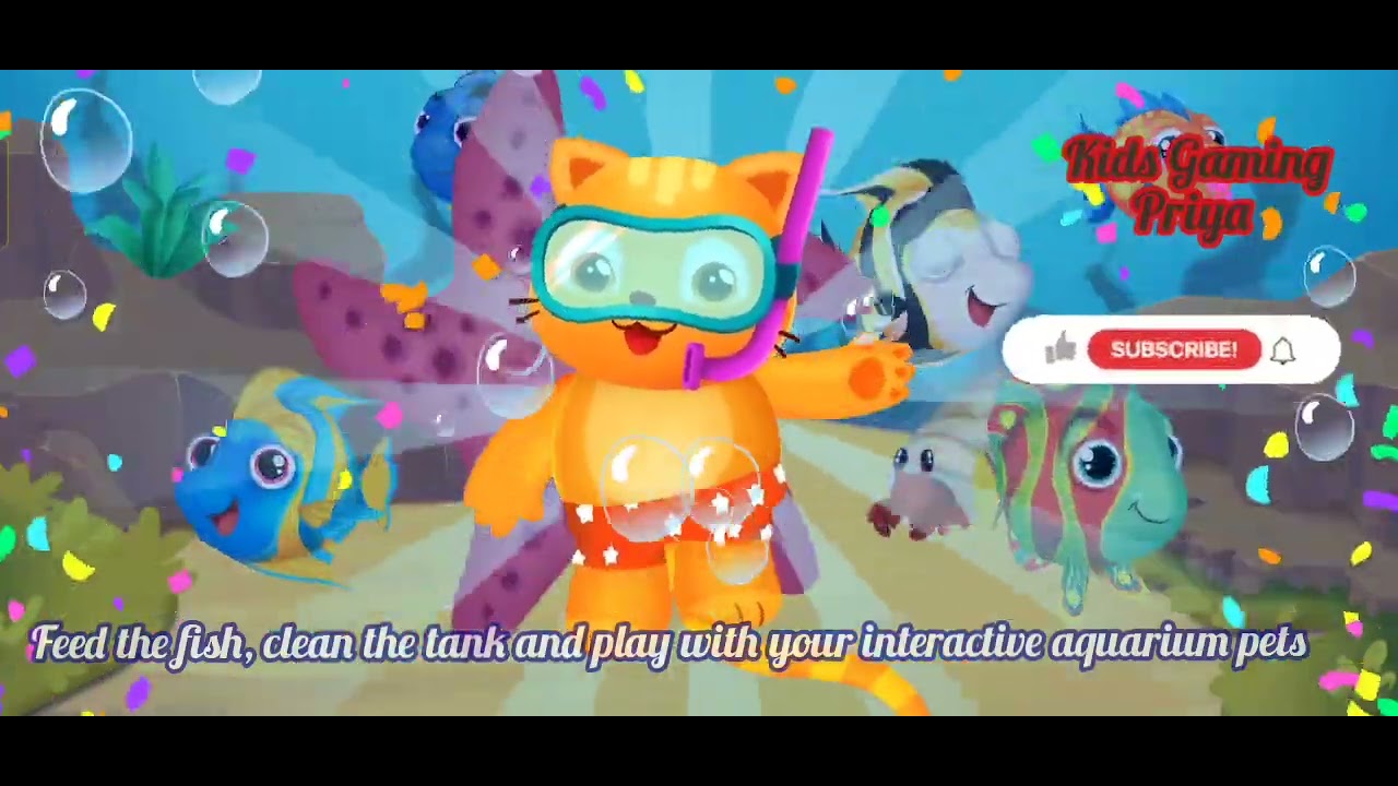 Baby Fish Aquarium Game Part-1 || Feed the fish and clean the tank and ...