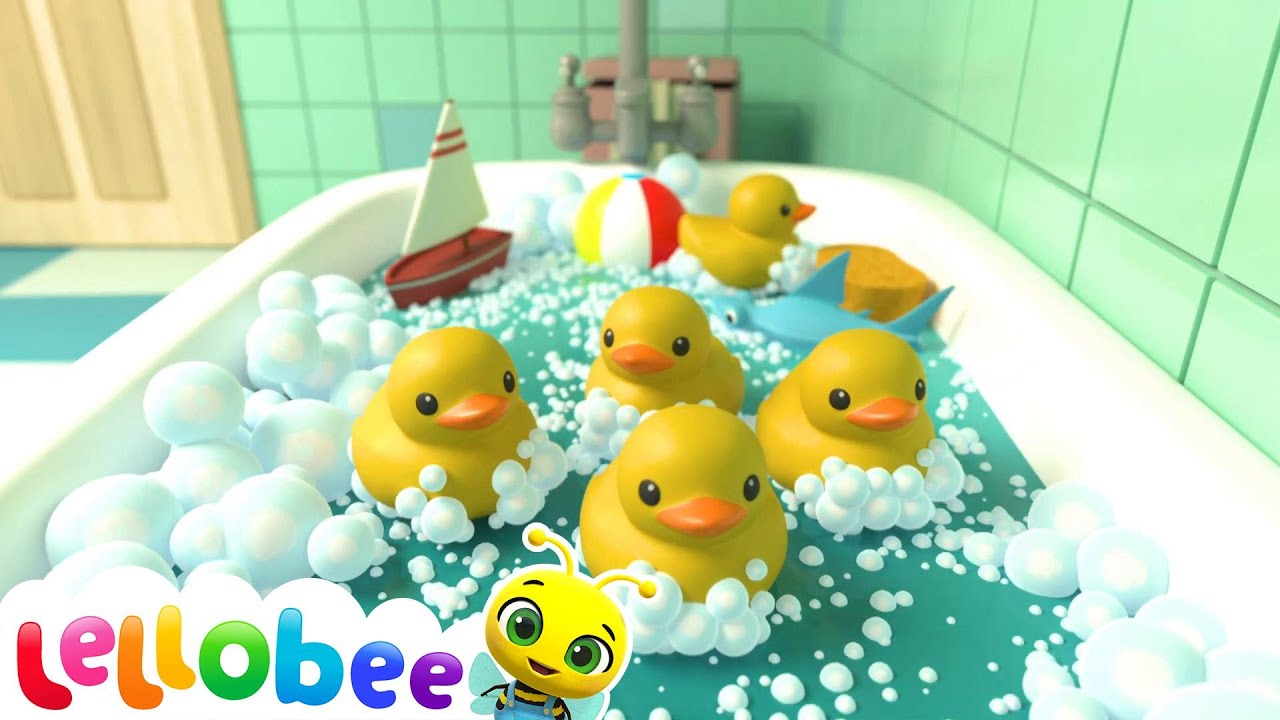5 Little Ducks | Boo Boo Kids - Nursery Rhymes & Kids Songs | Lellobee ...