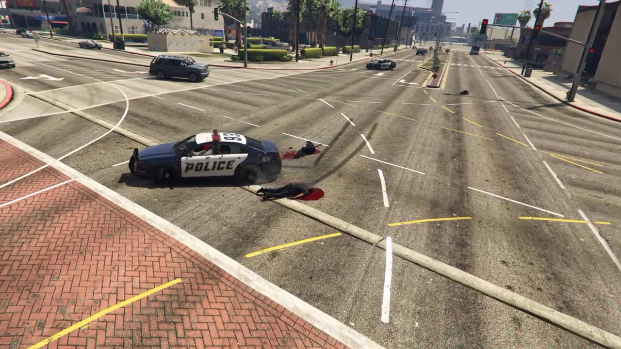 GTA 5 INTERSECTION CHAOS!! - YouTube