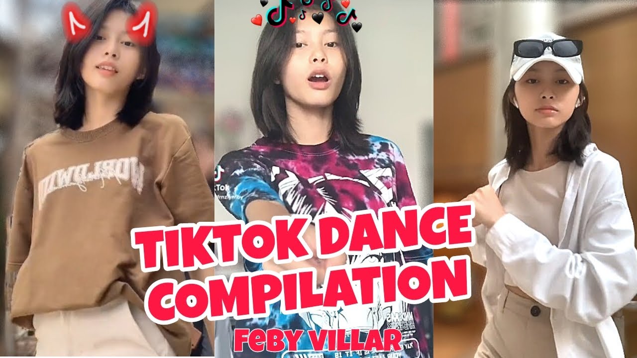 TIKTOK DANCE COMPILATION | FEBY VILLAR - YouTube