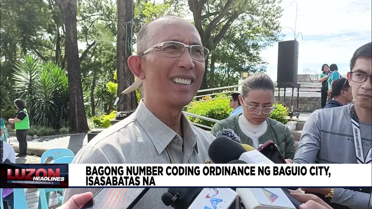 Bagong Number Coding Ordinance ng Baguio City, isasabatas na - YouTube